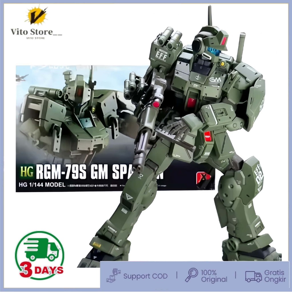 Jual HG 1/144 RGM 79GS GM Spartan XFS Plamo Model Kit | Shopee Indonesia