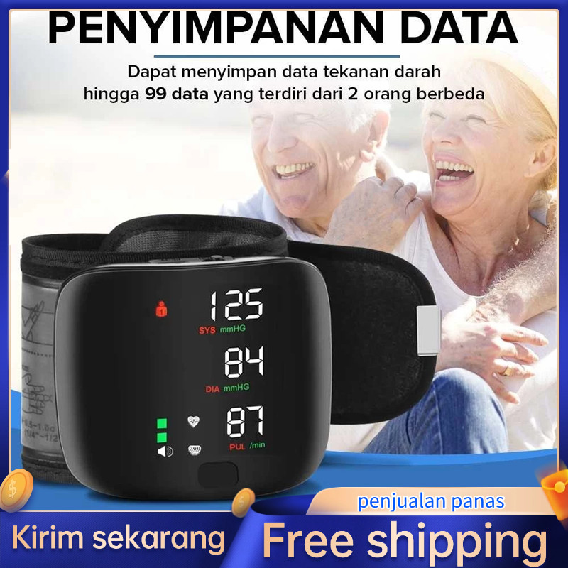 Jual 【Versi Audio Indonesia】 Gelang pengukur tekanan darah Tensimeter ...
