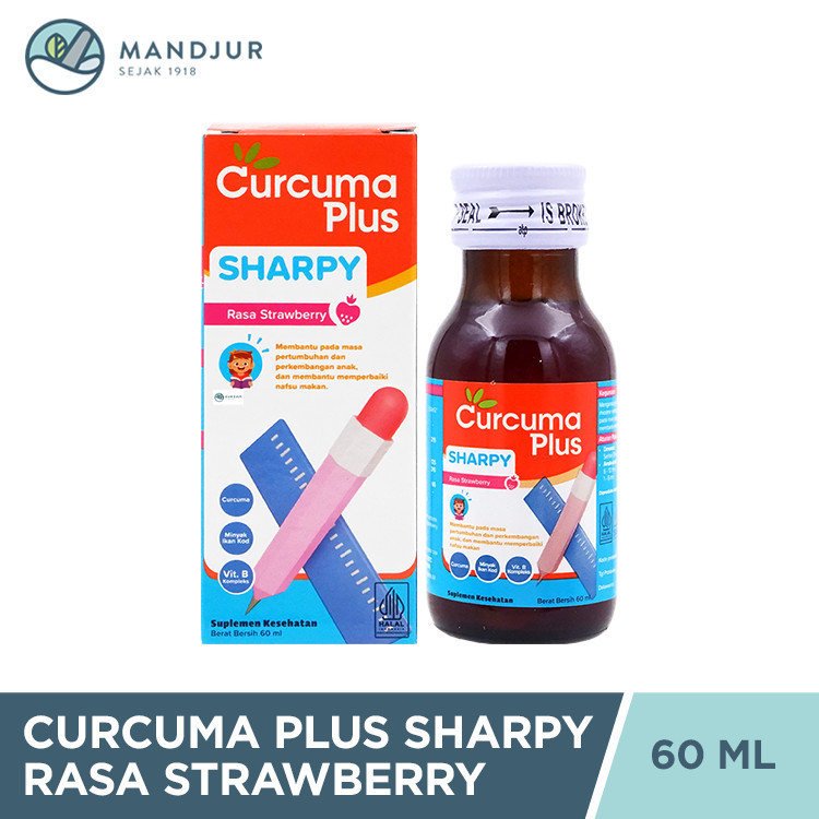 Jual Curcuma Plus Sharpy Rasa Strawberry 60 mL - Suplemen Pertumbuhan ...