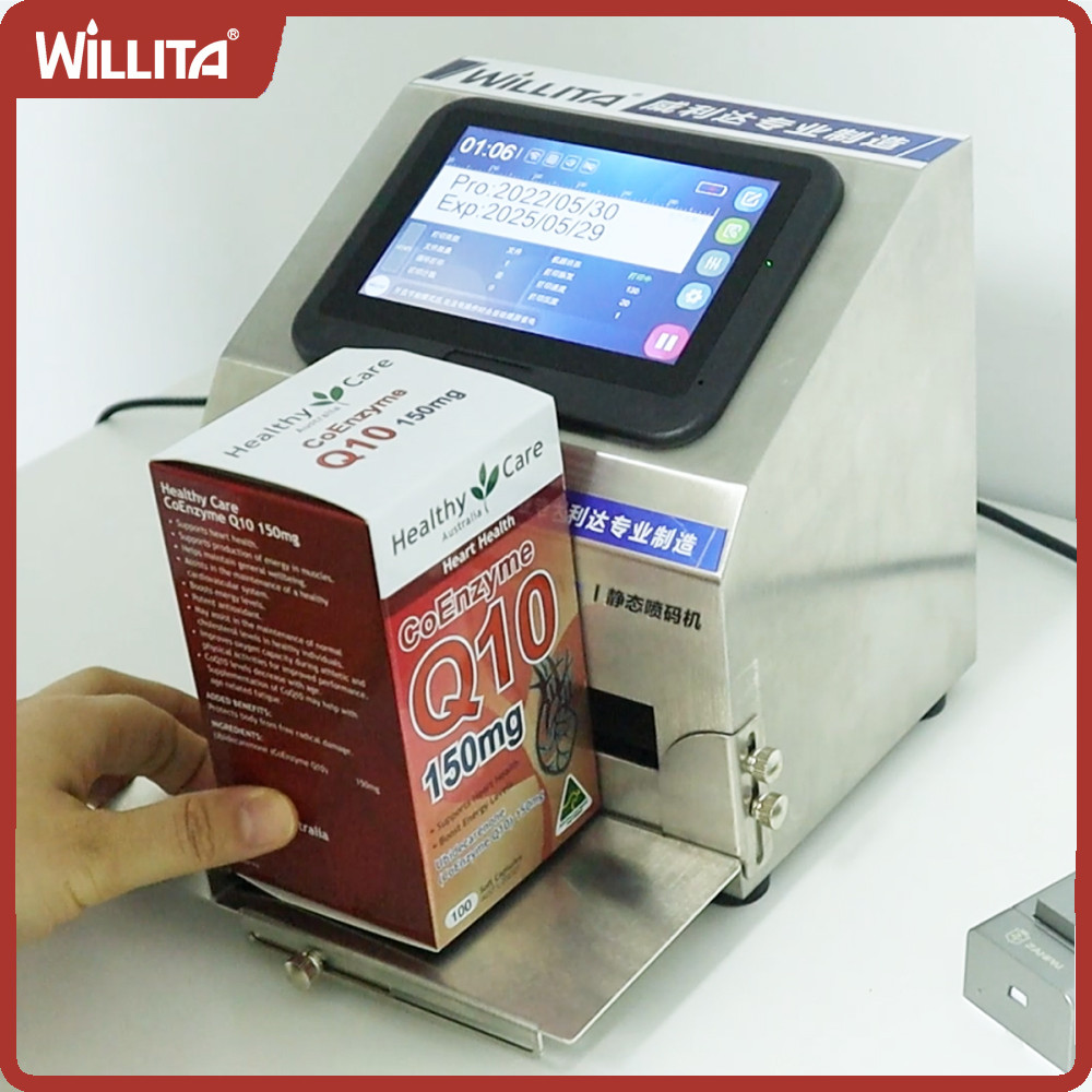 Jual Willita 12.7/25.4mm Desktop Static Inkjet Printer Tabletop Inkjet ...