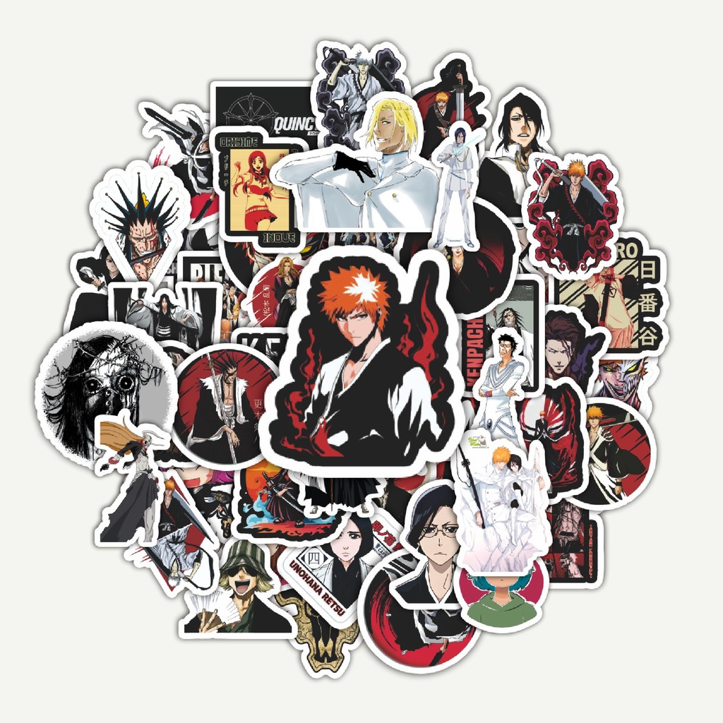 Jual Sticker Pack Stiker Anime Bleach : Thousand-Year v2 | Sticker ...