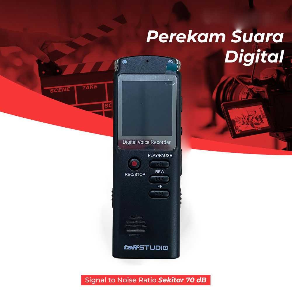 Jual TaffSTUDIO Perekam Suara Digital Voice Recorder 8GB - T60 | Shopee ...