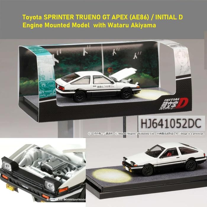 Jual ORIGINAL HJ641052DC - HOBBY JAPAN 1/64 Toyota SPRINTER TRUENO GT ...
