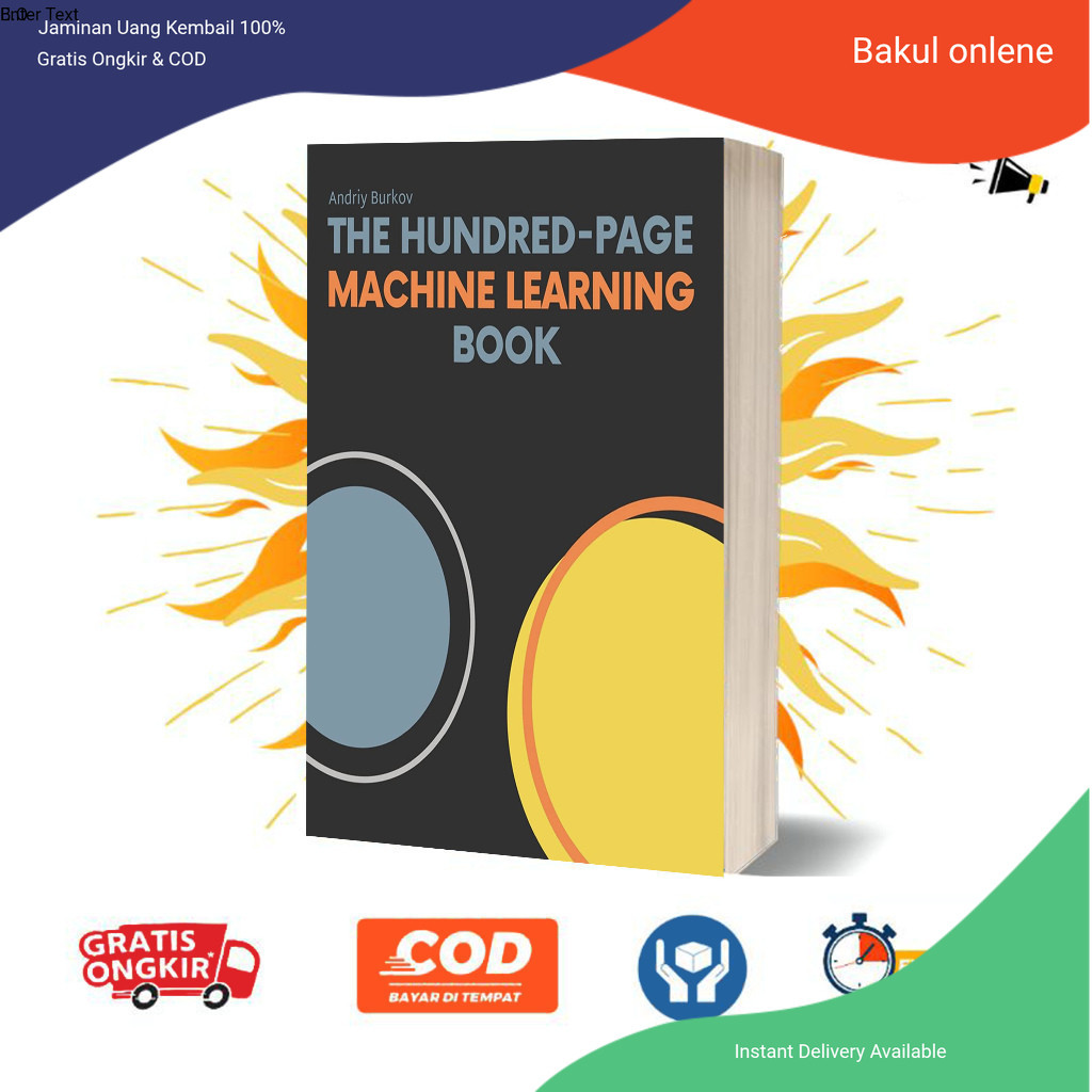 Jual The Hundred-Page Machine Learning Book by Andriy Burkov (English) | Shopee Indonesia