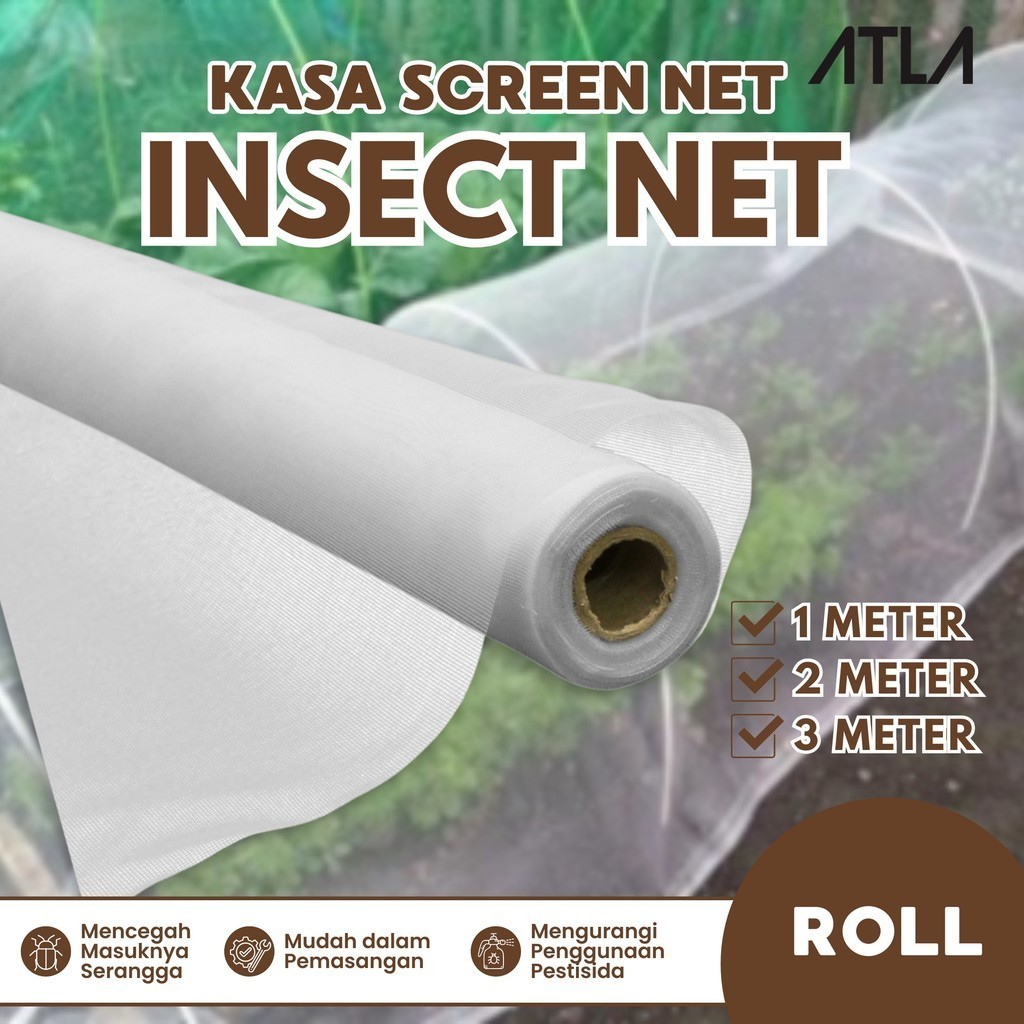 Jual Jaring Insectnet Anti Hama Tanaman Insect Net Kelambu Green House ...