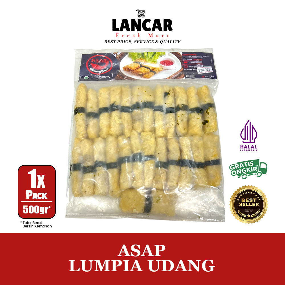 Jual ASAP LUMPIA UDANG 500GR / ASAP LUMPIA UDANG 500GR | Shopee Indonesia