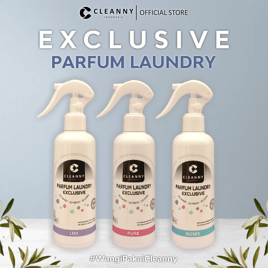 Jual CLEANNY | 3 Botol 3 Aroma | Parfum Laundry Exclusive, Parfum ...