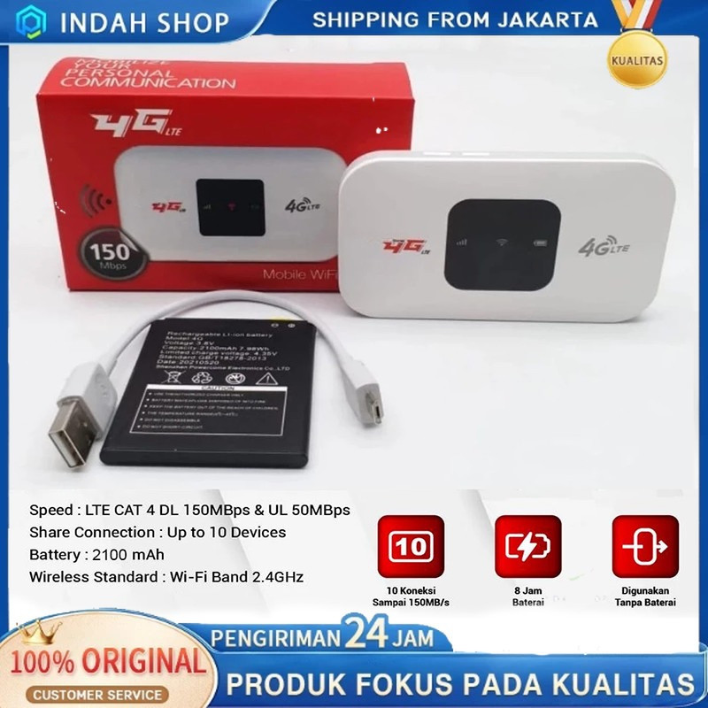Jual Modem WIFI Mifi All Operator 4g Mudah Dibawa USB 500Mbps 4g ...