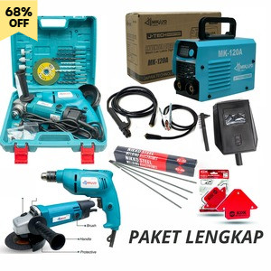 Jual PAKET LENGKAP 5 ITEM - MIKAYO Mesin Las 450Watt + Mesin Gerinda 4 ...