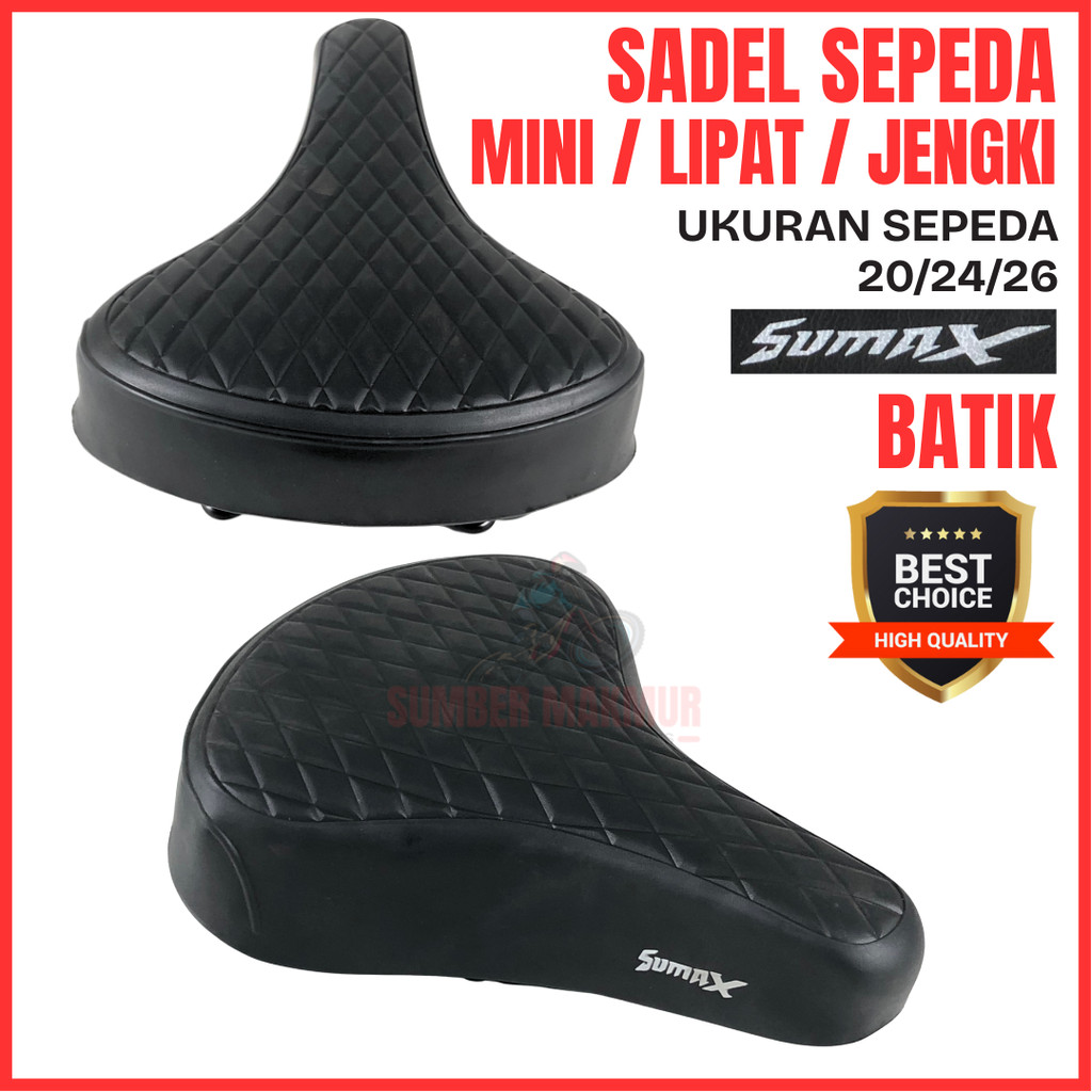 Jual SADEL JOK DUDUKAN SEPEDA MINI JENGKI SERA LIPAT 20 24 26 EMPUK ...