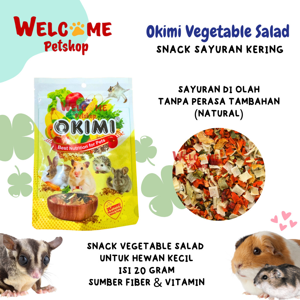 Jual OKIMI Vegetable Salad Snack Sayuran Hamster Kelinci Sugar Glider ...
