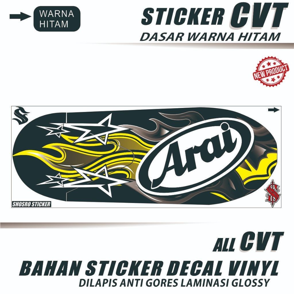 Jual ALL MOTIF BAK CVT/ STIKER DECAL CVT / VARIASI CVT / STIKER BAK CVT ...