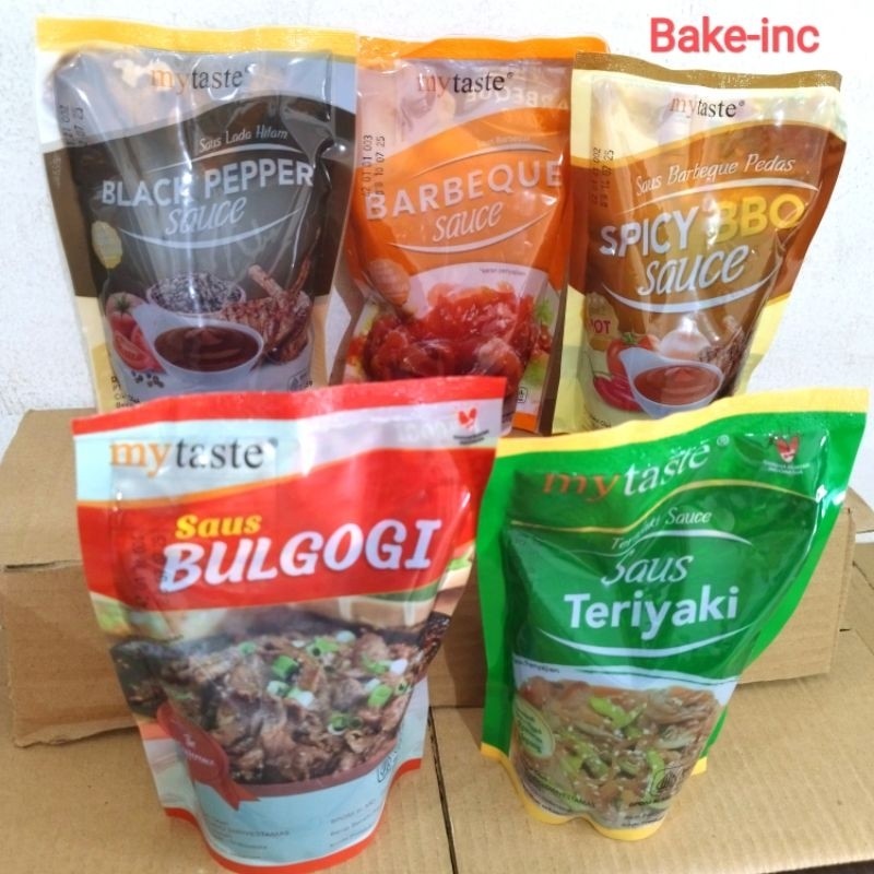 Jual [Bake-inc] MY TASTE SAUS ANEKA RASA 500GRM BBQ, SPICY BBQ LVL 2 ...