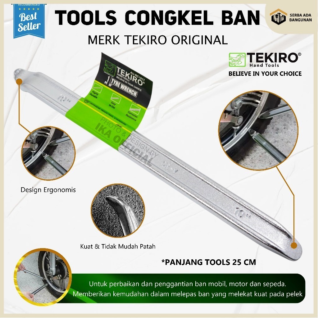 Jual SAB TEKIRO 10 Inch Congkelan Ban Motor 10'' Alat Cukil Lepas Roda ...