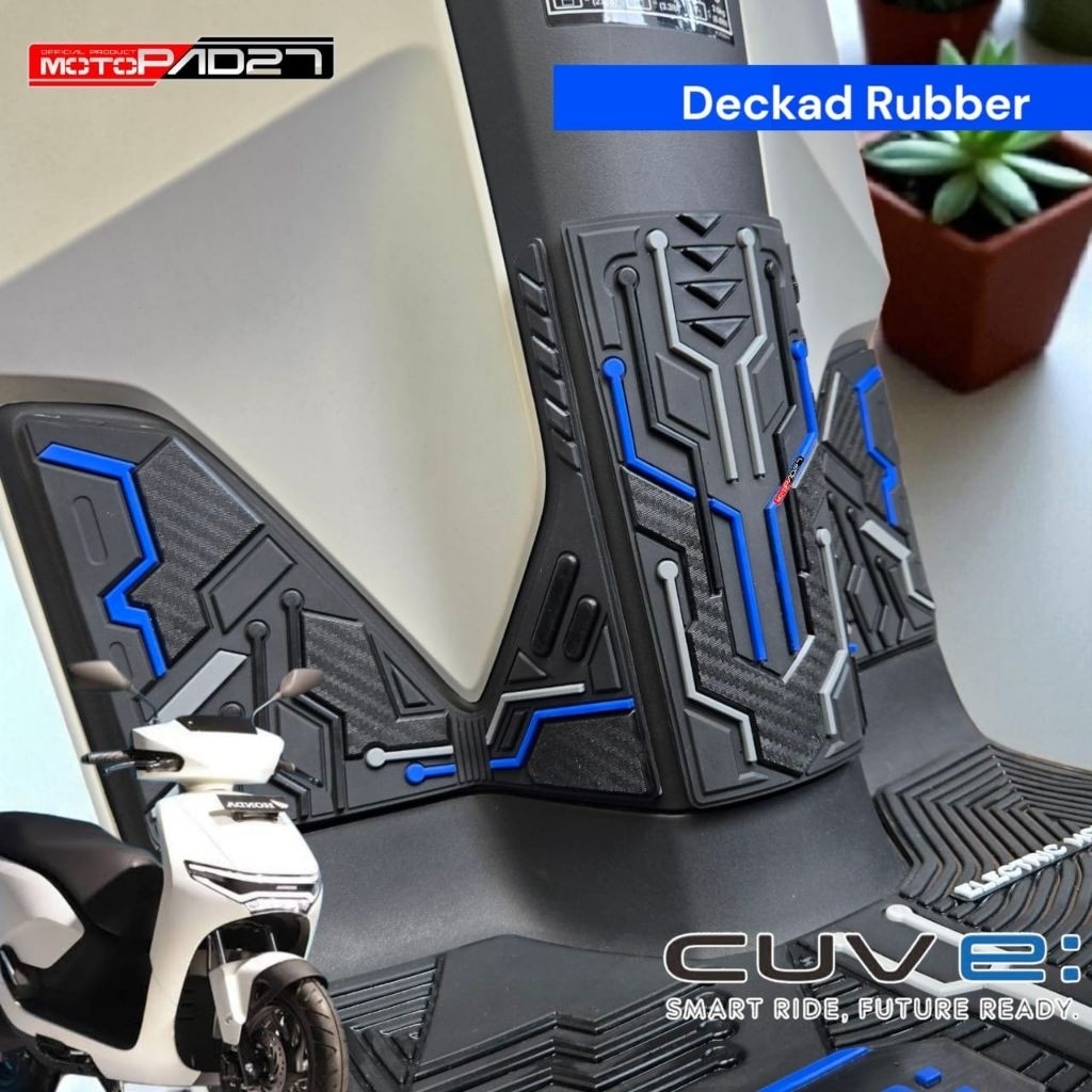 Jual Motopad27 Deckpad Motor Honda CUV E Premium Karet Rubber | Shopee ...