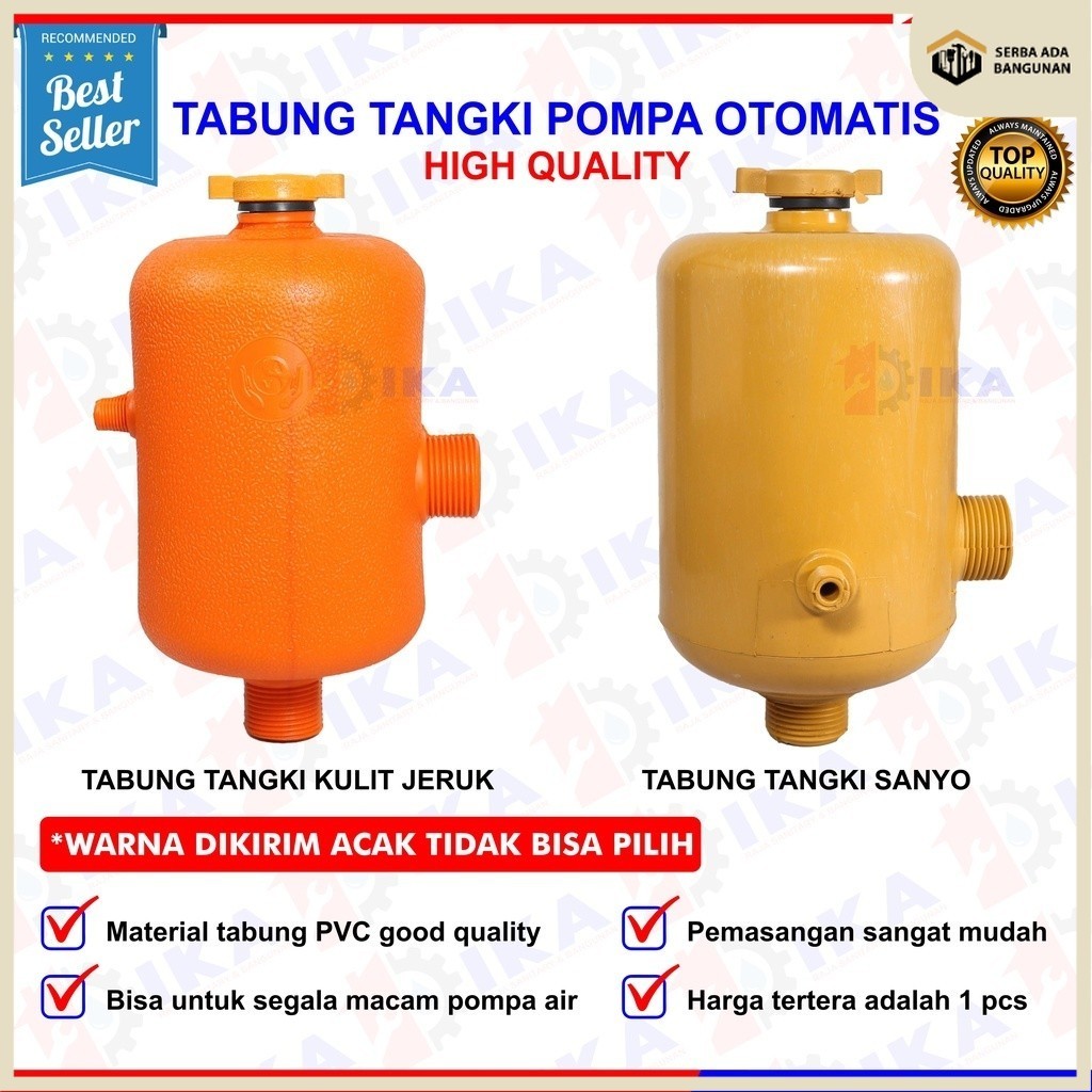 Jual Tabung Otomatis Pompa Air PVC / Tangki Sanyo Dorong Fiber / Toren ...