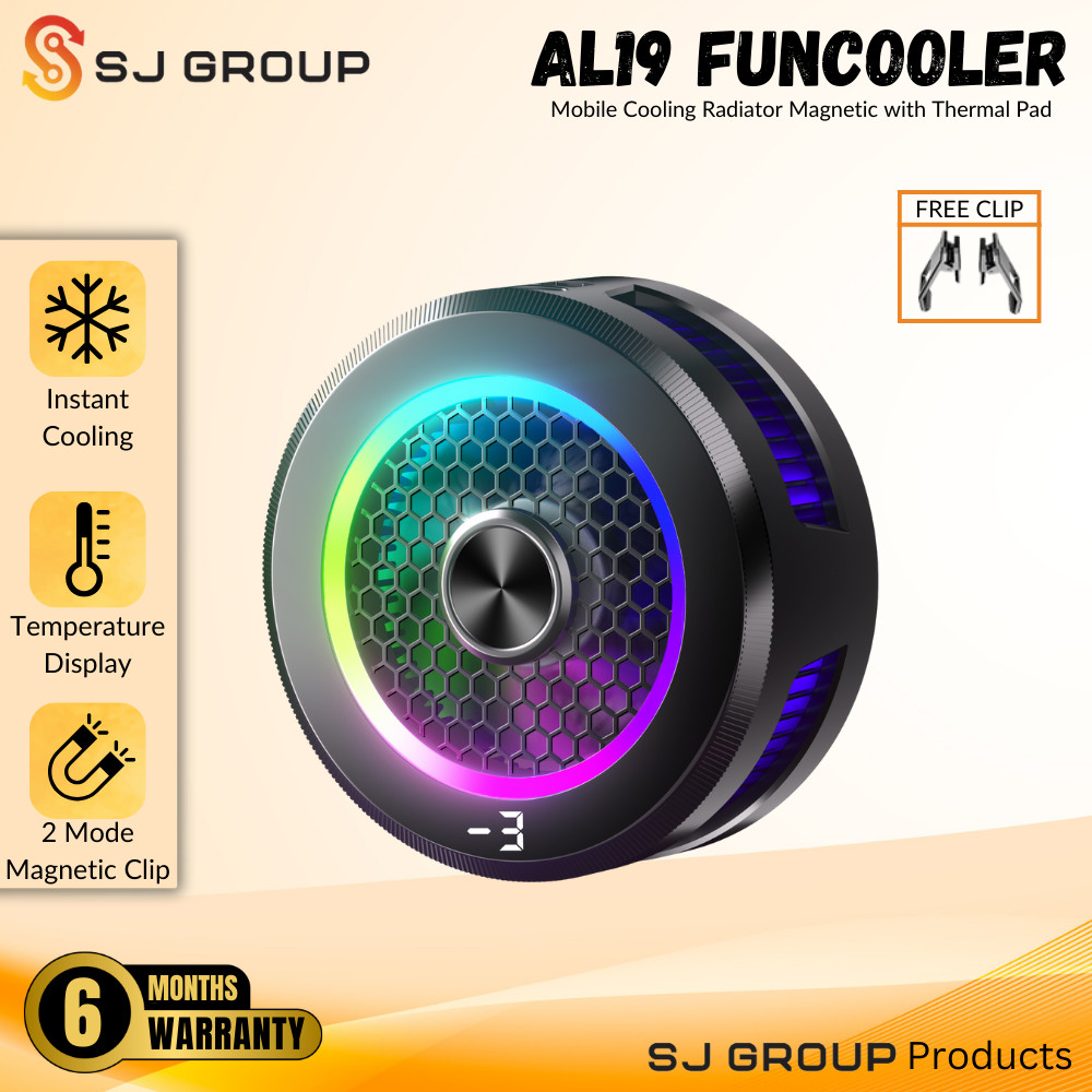 Jual AL19 Funcooler Fan Cooler Radiator Kipas Pendingin HP Cooling Fan Gaming 2 Mode Clip ...