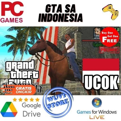 Jual Game PC GTA SA Indonesia | GAME PC | GAME LAPTOP | Shopee Indonesia