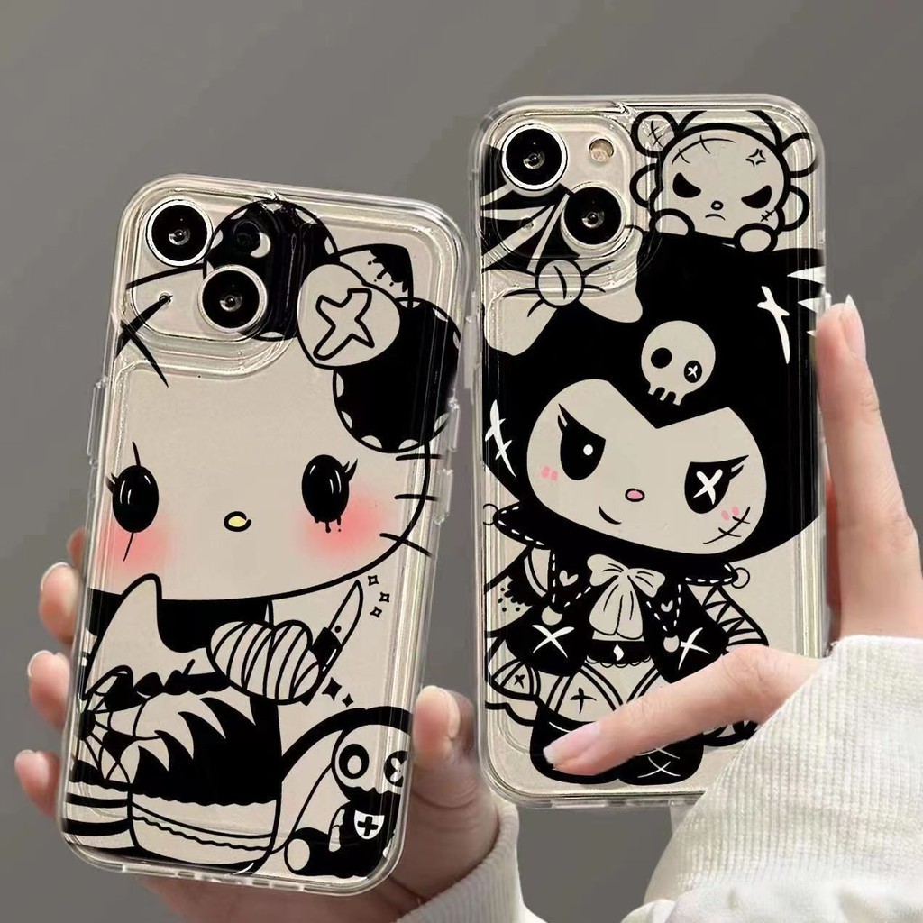 Jual hitam unik hello kitty Kuromi Shockproof Case hp Xiaomi 15T Pro M7 ...