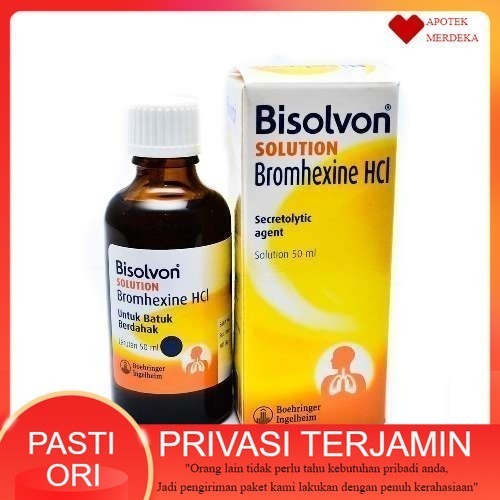 Jual Bisolvon Solution 50 ml / Bisolvon Solution Obat Batuk Berdahak ...