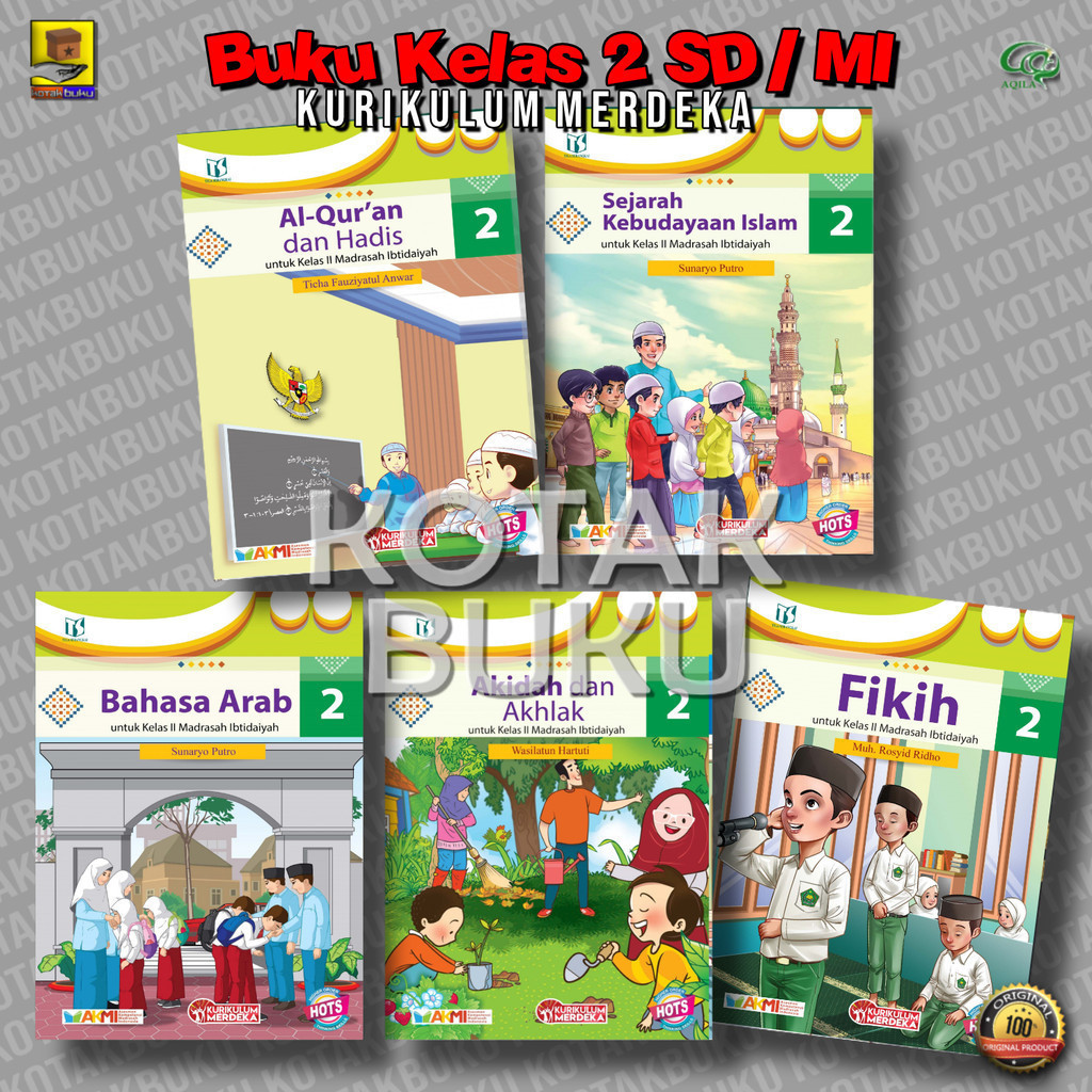 Jual Buku Kelas 2 SD / MI Kurikulum Merdeka / Aqila / Tiga Serangkai | Shopee Indonesia