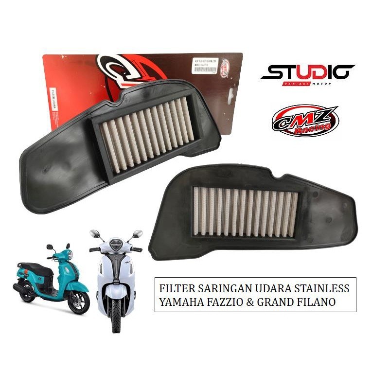 Jual FAZZIO - Filter Saringan Udara Stainless Sepeda Motor Yamaha ...