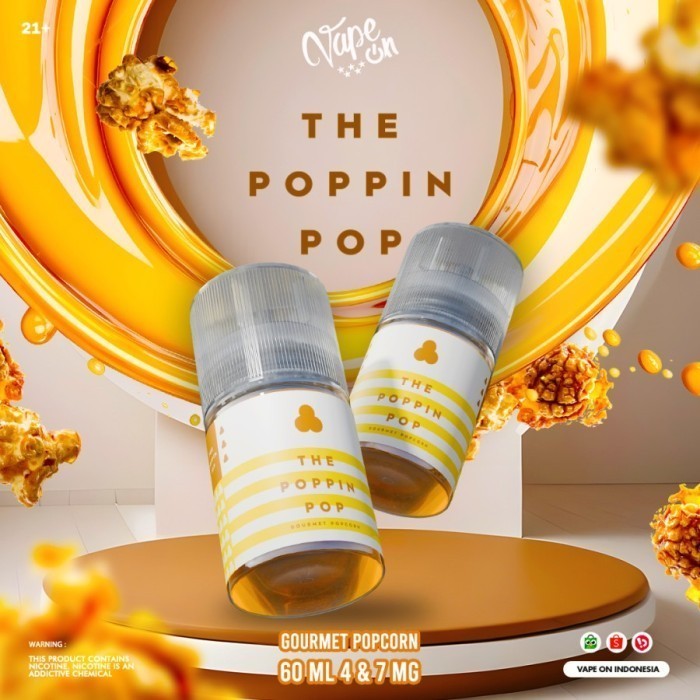 Jual The Poppin Pop Gourmet Popcorn 60ML by Tetra x VON - Liquid Poppin ...