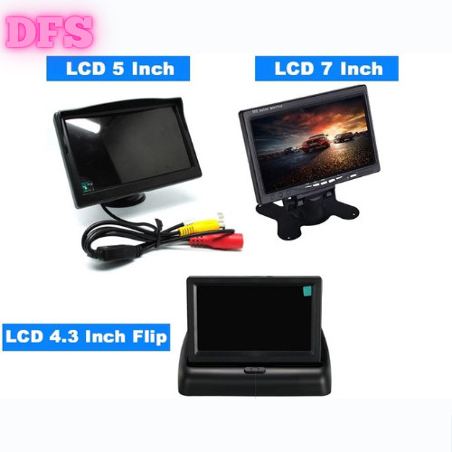 Jual [COD] LCD TFT Monitor Kamera Parkir Mobil / monitor mobil LCD 4.3 ...