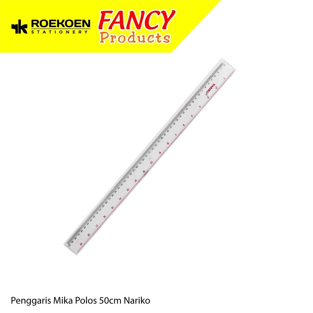 Jual Nariko Penggaris Plastik 50cm Polos | Shopee Indonesia
