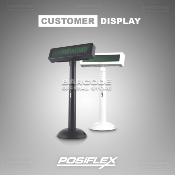 Jual CUSTOMER DISPLAY INDOMARET - POLE DISPLAY POSIFLEX PD320 - PD 320 ...