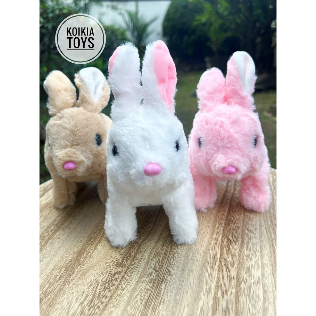 Jual Mainan anak jumping rabbit kelinci lucu bisa jalan dan ada suara ...