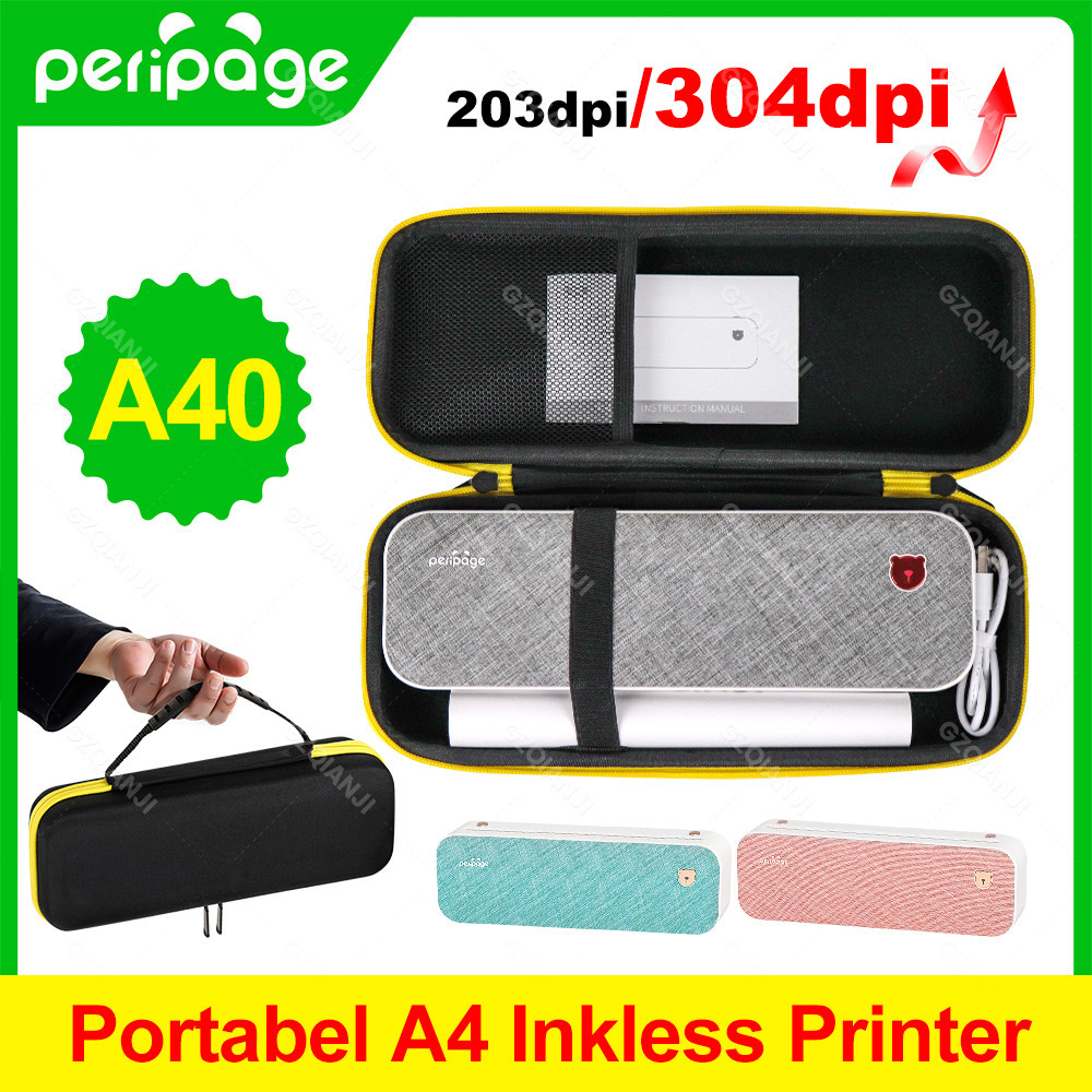 Jual Peripage A40 304dpi Easy Carry Wireless Portable Thermal A4 ...
