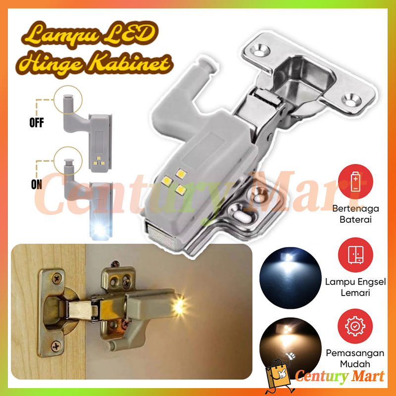 Jual Lampu LED Hinge Kabinet/cabinet led laci otomatis menyala cabinet ...