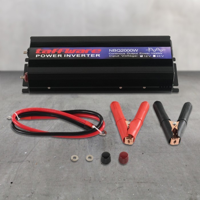 Jual Power Inverter Listrik DC 12V ke 220V Pure Sine Wave Sinus Murni Solar Panel Pengubah Arus ...