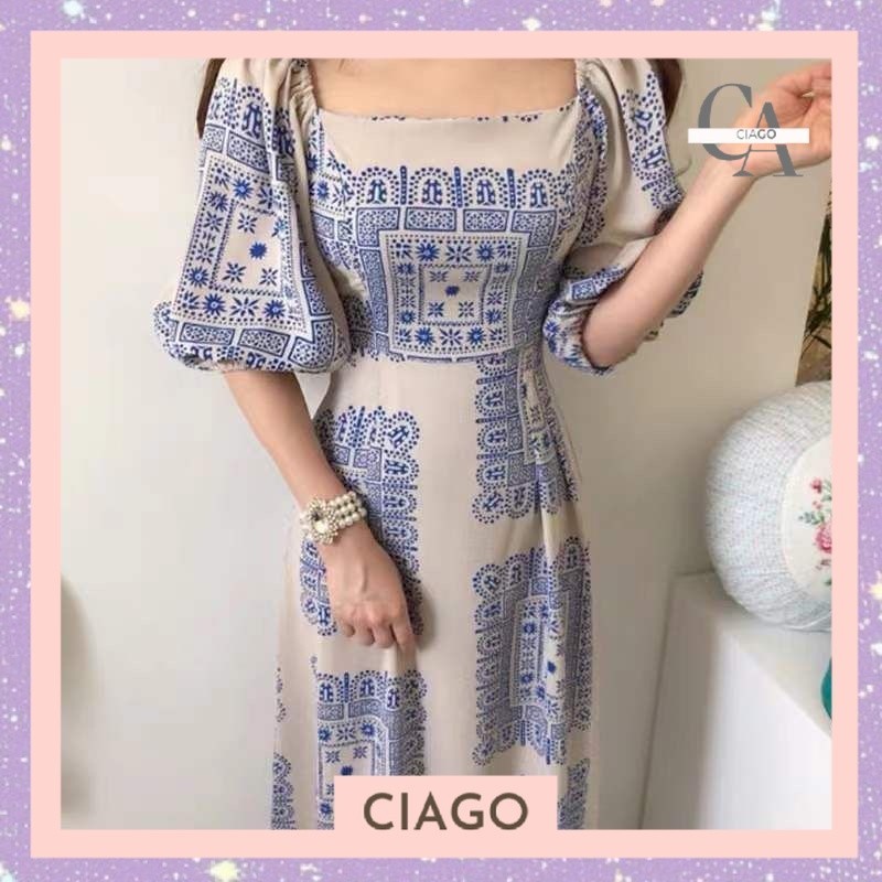 Jual Ciago Fashion dress hijab korean style bkl39045 | Shopee Indonesia