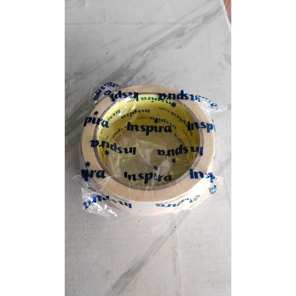 Jual Lakban Kertas Masking Tape Inspira 2 Inci 48mm x 20m | Shopee ...