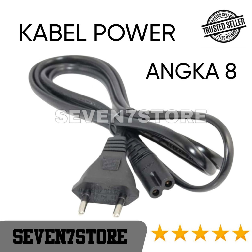 Jual KABEL AC POWER ANGKA 8 KABEL POWER LISTRIK 2 PIN AC CORD 8 PRINTER | Shopee Indonesia