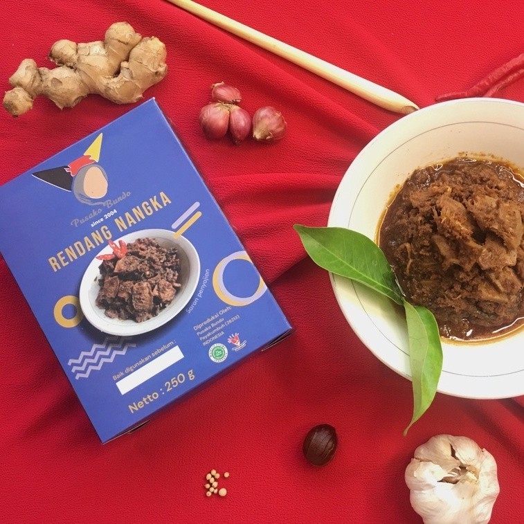 Jual Kuliner Minang Rendang Nangka cubadak Pusako Bundo Oleh-Oleh Asli ...