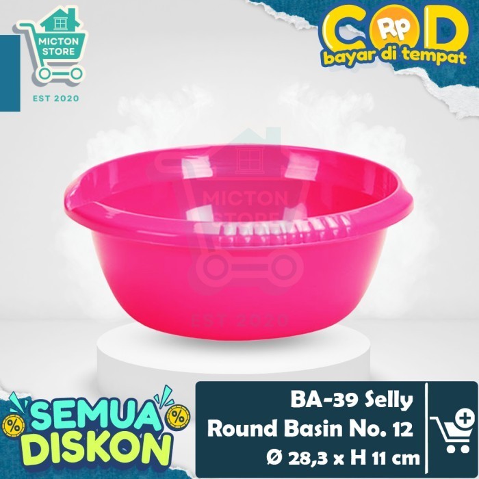 Jual BIGTON Lion Star BA-39 Selly Round Basin No. 12 Baskom Bulat Cuci ...