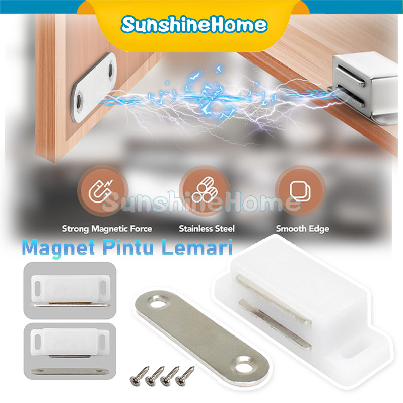 Jual Magnet Pintu Lemari Kayu Putih Magnetic Catch Magnet Pintu Lemari ...
