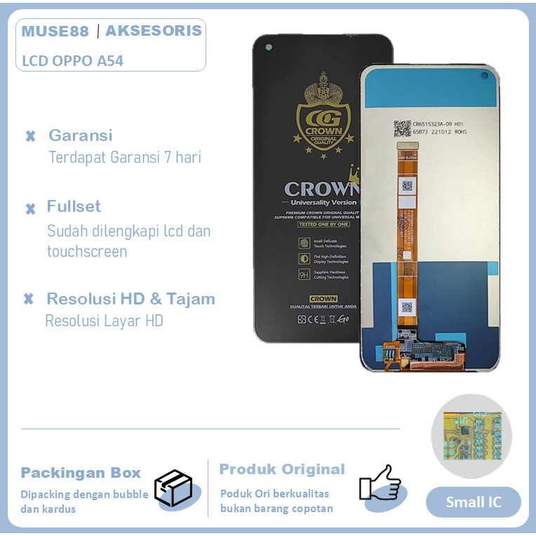 Jual LCD TOUCHSCREEN OPPO A54 4G / A55 / CPH2239 ORIGINAL TS FULLSET | Shopee Indonesia