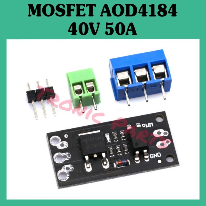 Jual AOD4184 MOSFET MOS Tube FET Module Replacement Relay 40V 50A Board | Shopee Indonesia