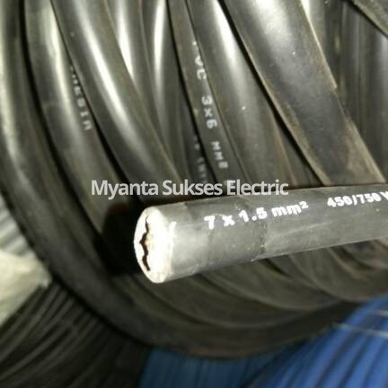 Jual Kabel Kontrol Serabut NYYHY 7x1,5mm JEMBO Potongan/Meteran/Eceran | Shopee Indonesia