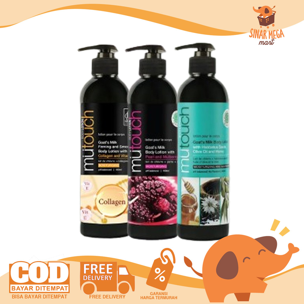 Jual MUTOUCH Body Lotion 400ml Losion Pelembab Tubuh Pump | Shopee ...