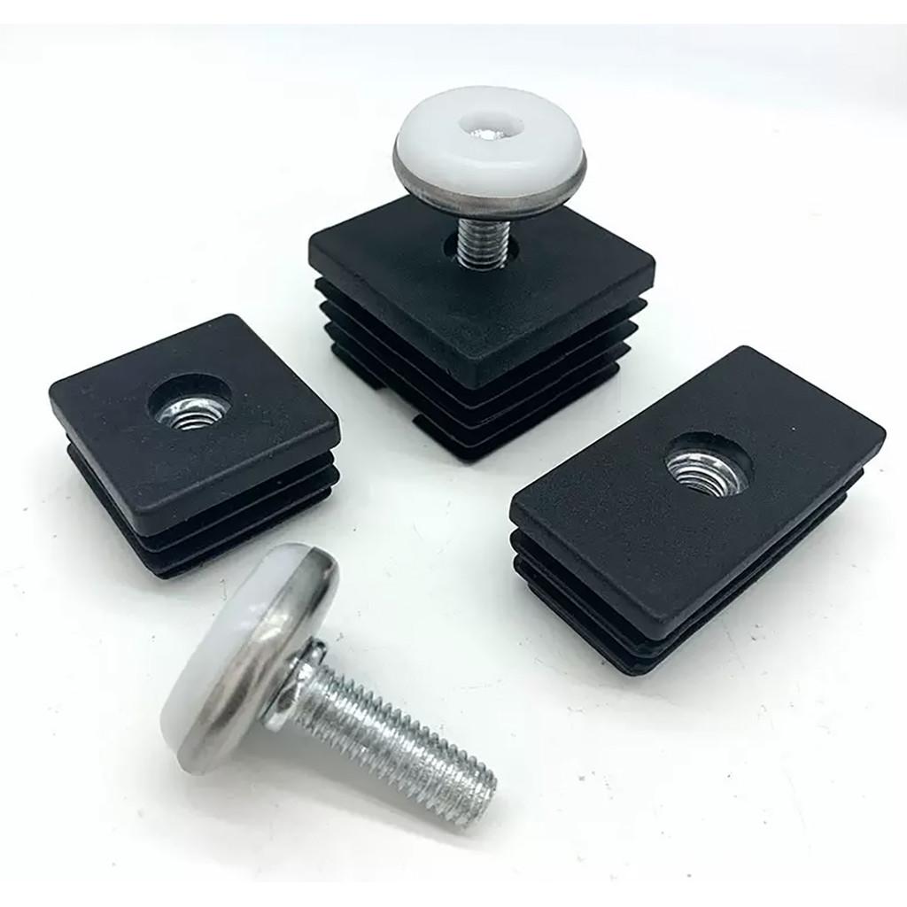 Jual 28*M8*25 Plastic Square Nut Plug+Adjusting feet Protection Gasket ...