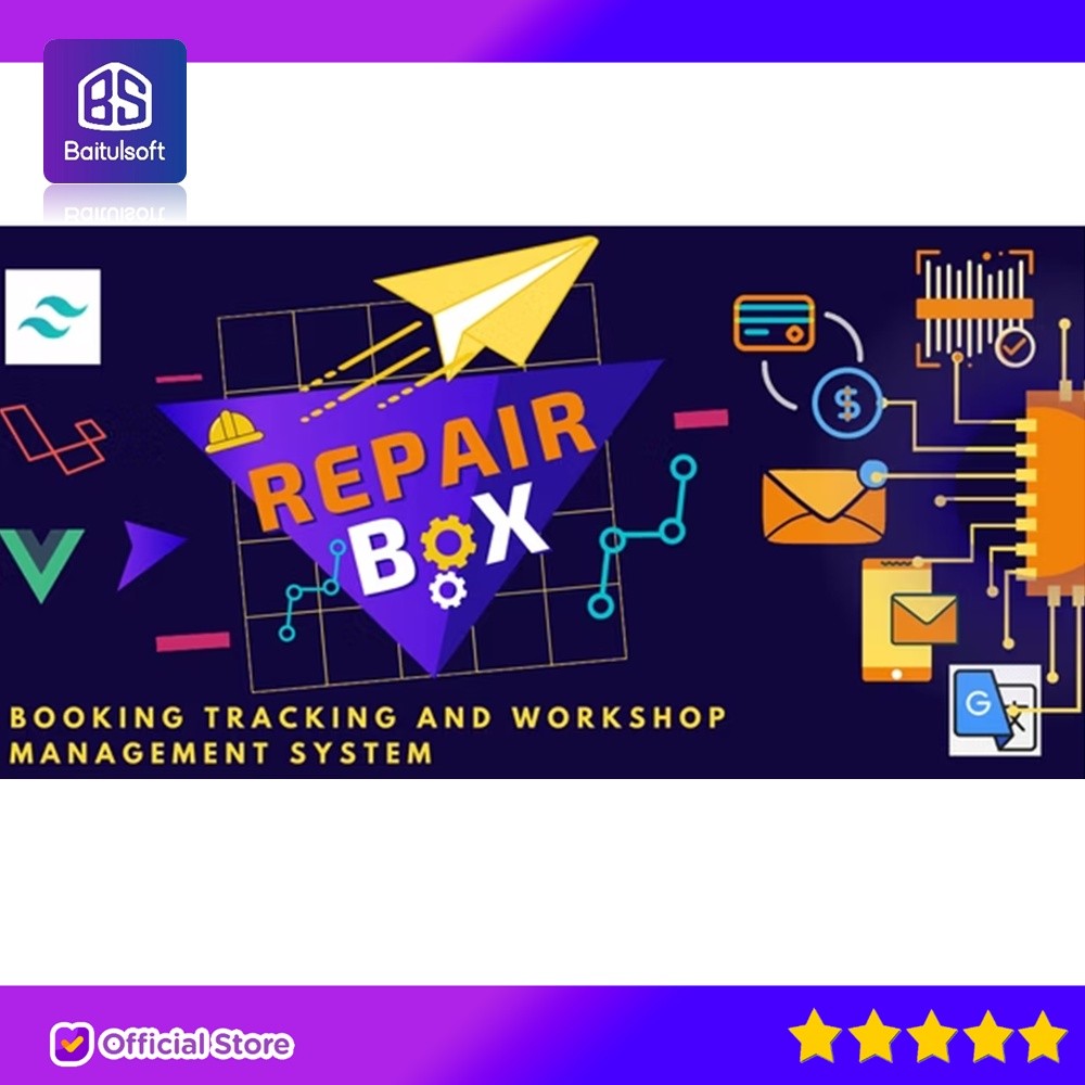 Jual SOURCE CODE APLIKASI REPAIR BOX - REPAIR BOOKING,TRACKING AND WORKSHOP MANAGEMENT SYSTEM ...