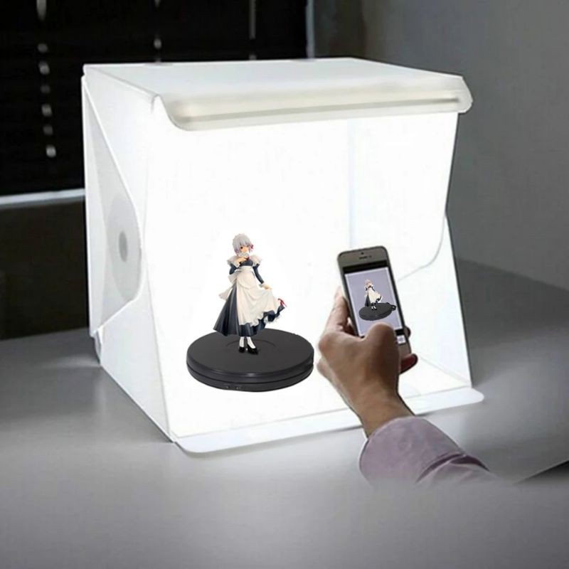 Jual Mini Foto Studio Box LED/ Alat Foto Produk/Kotak Lampu untuk Foto ...