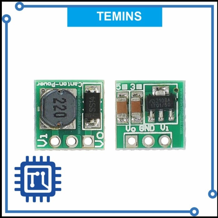 Jual Mini DC-DC Step UP Power Module Boost Converter Board 5V dan 3.3V ...