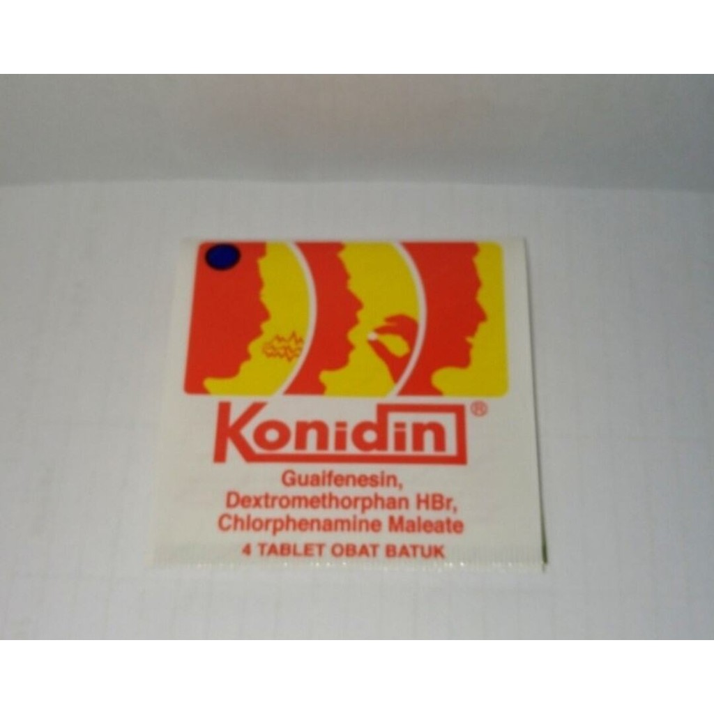 Jual Konidin tablet strip 4 tablet obat batuk dewasa | Shopee Indonesia
