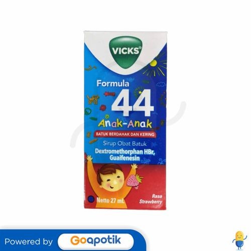 Jual Vicks Formula 44 Anak Rasa Strawberry Sirup 27 Ml | Shopee Indonesia